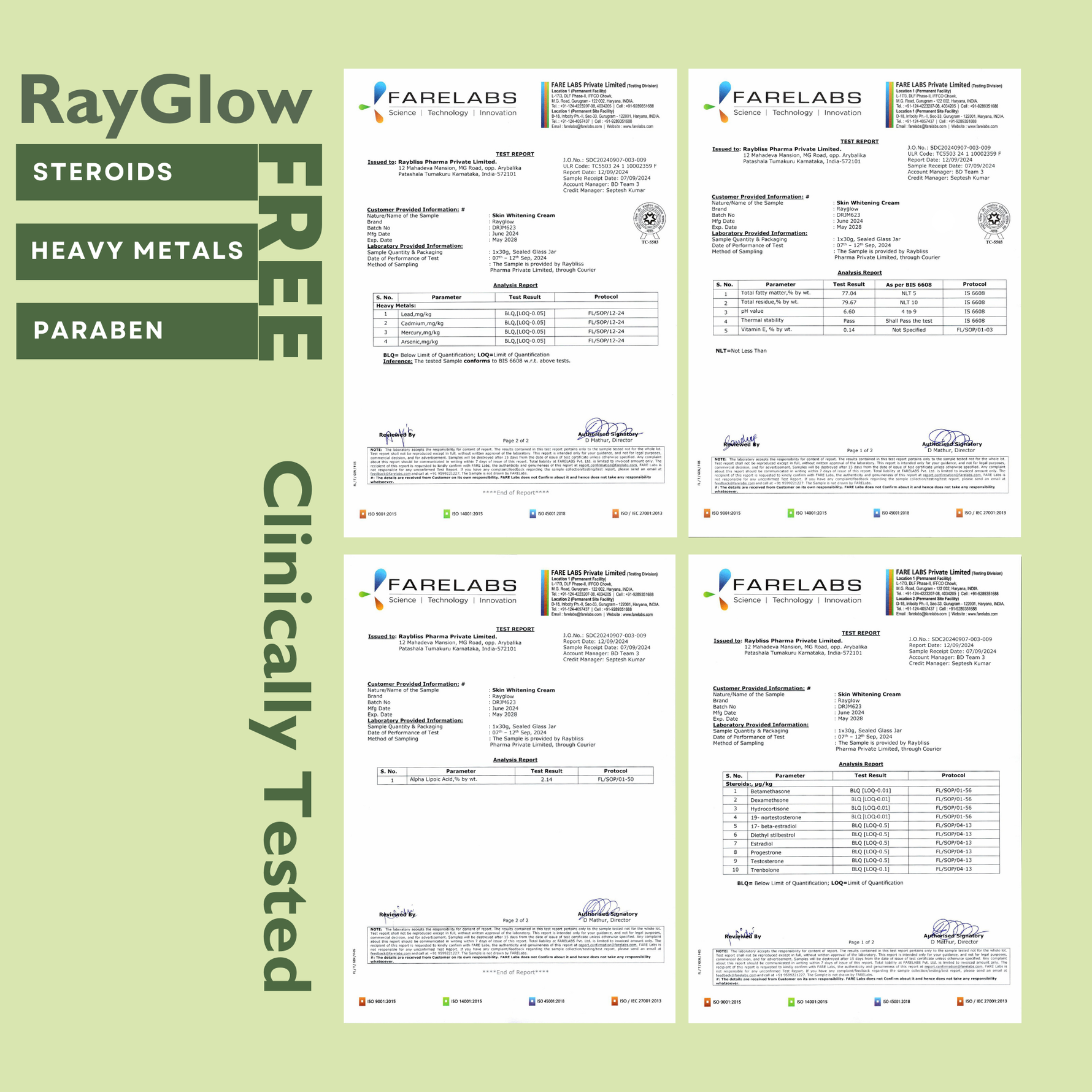 RayGlow Skin Whitening Cream|Trusted by Celebrities [Celebs Skincare]