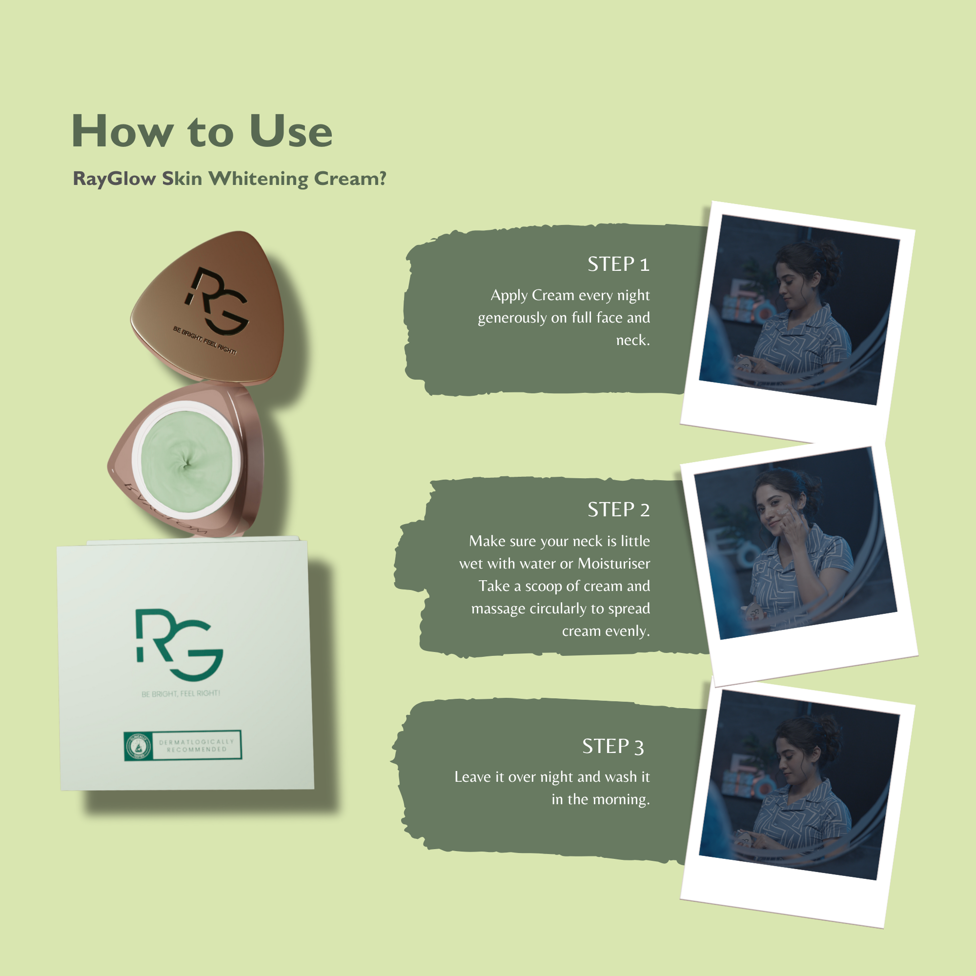 RayGlow Skin Whitening Cream|Trusted by Celebrities [Celebs Skincare]